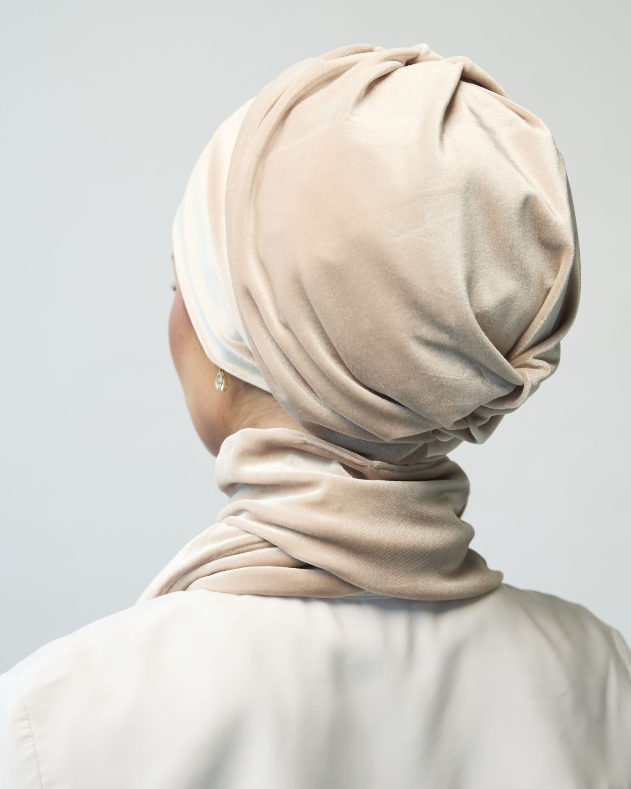 Beige – Velvet – Level Turbans